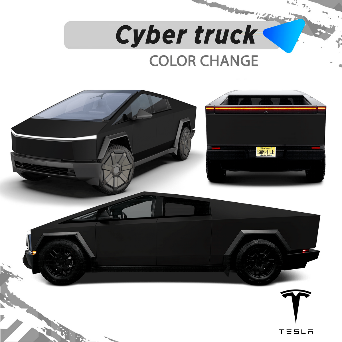 CYBER TRUCK TESLA COLOR CHANGE – SOLUTIONPRINT LLC