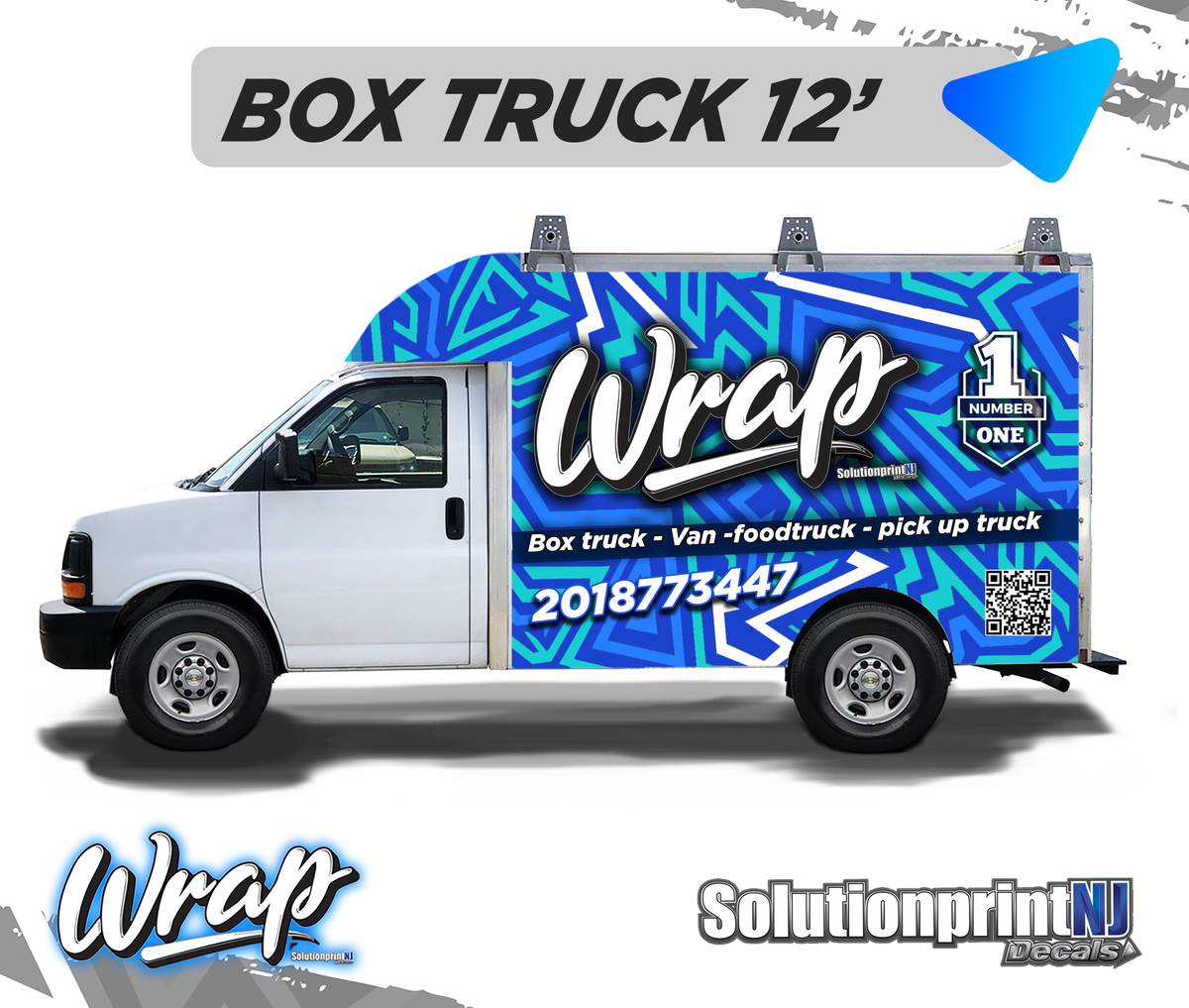 BOX TRUCK 12' FULL WRAP – SOLUTIONPRINT LLC